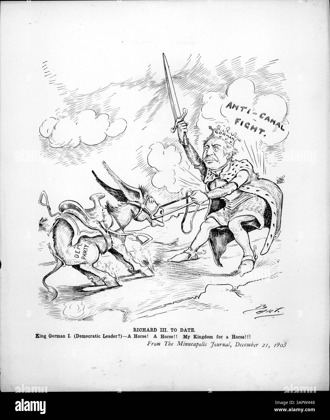 'Richard III To Date' features Arthur Gorman as Richard III, depicted ...