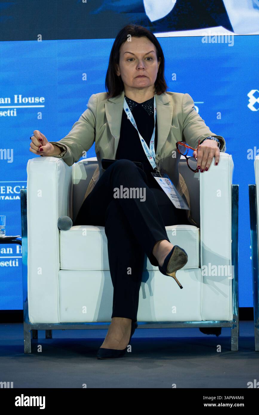 Rome, Italy. 16th April 2025. In the Photo Milena Messori. EDITORIAL ...