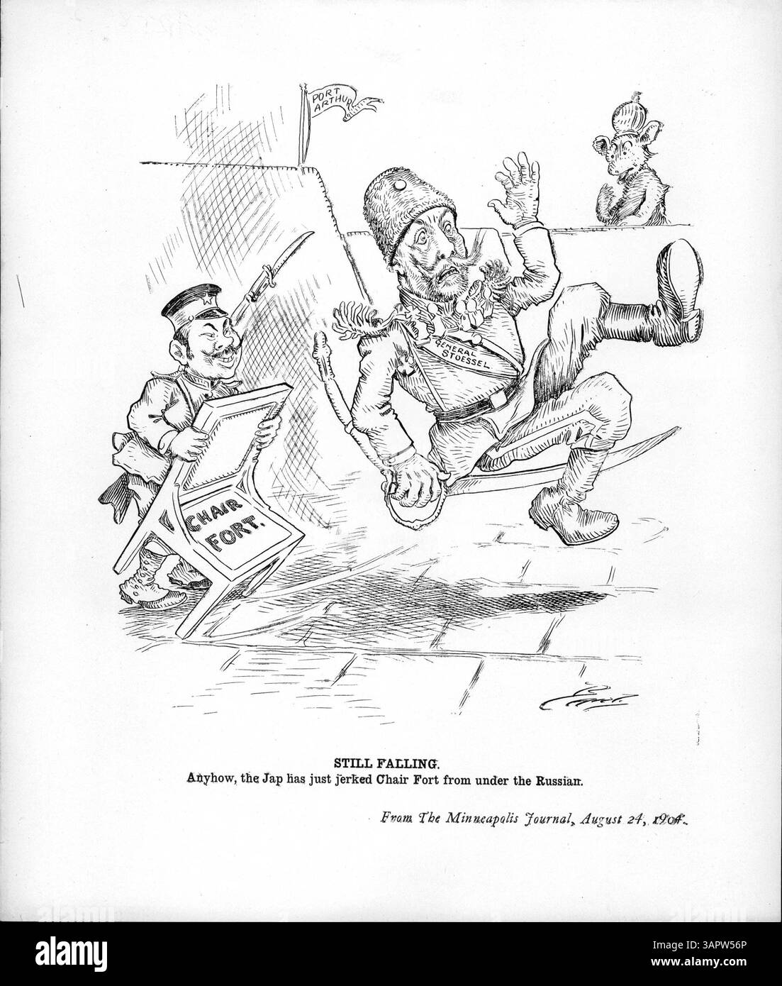 'Still Falling' depicts the moment when Japan captures the 'Chair Fort ...