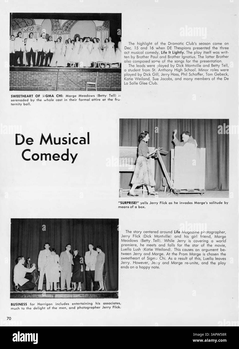 This 1958 edition of the De La Salle Yearbook documents the key moments ...