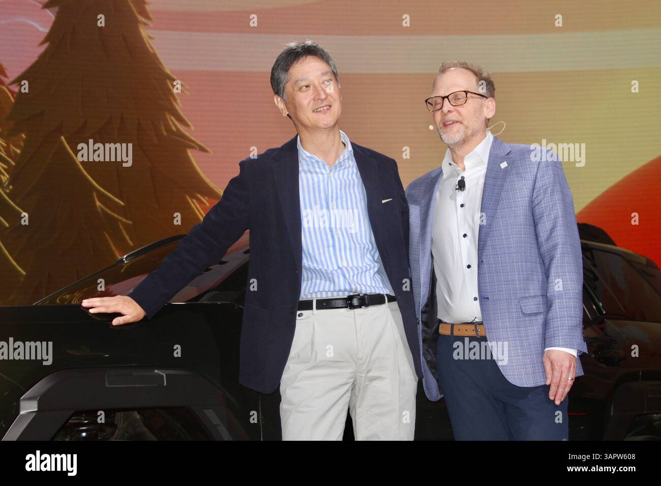 April 16, 2025, New York City, New York: (new) subaru press conference ...