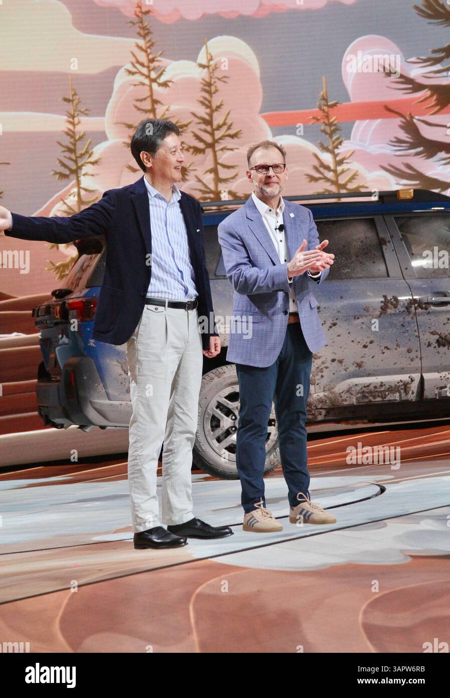 New York, USA. April 16, 2025, New York City, New York: (new) subaru ...