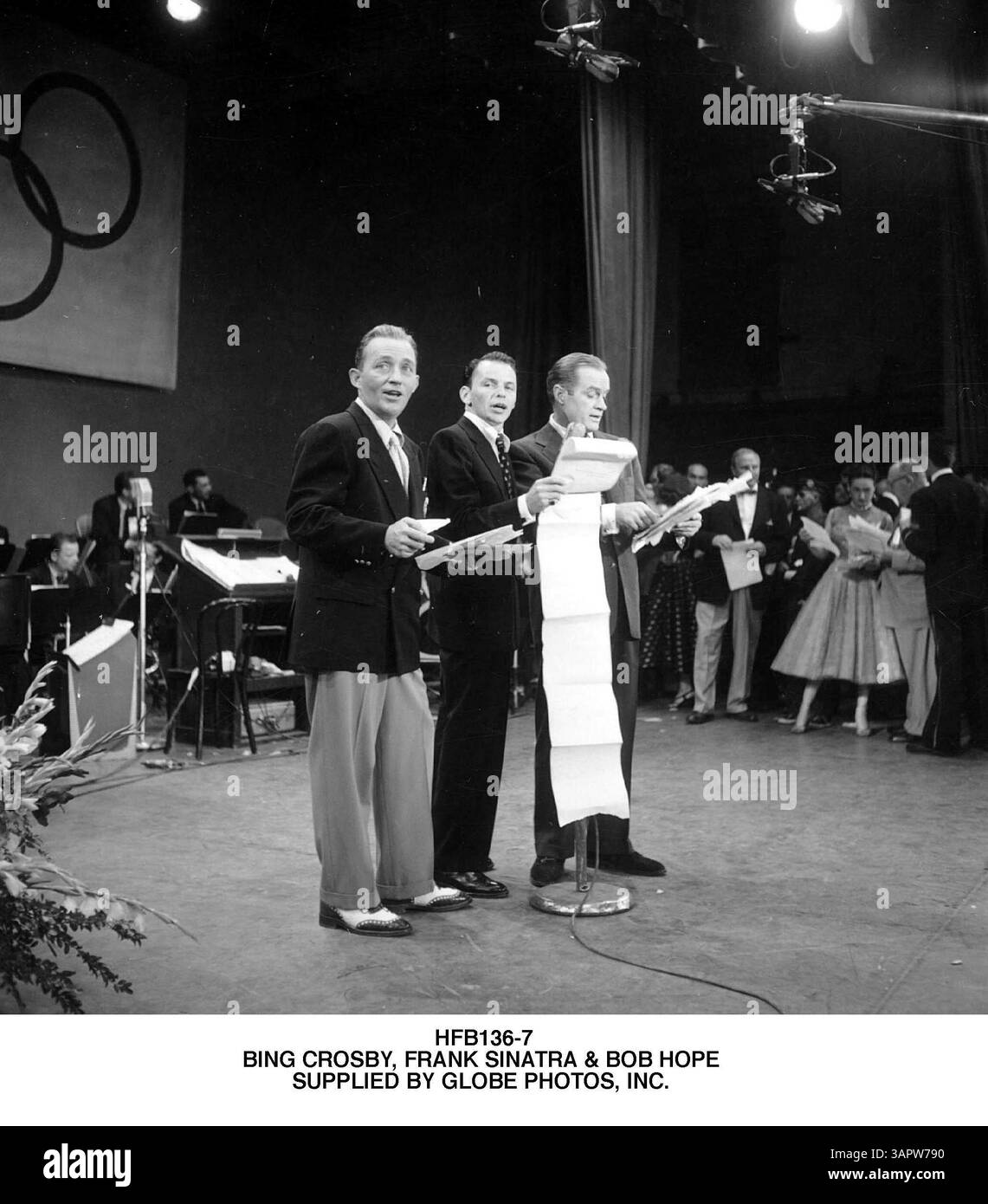 Date and Location Unknown: BING CROSBY, FRANK SINATRA & BOB HOPE ...