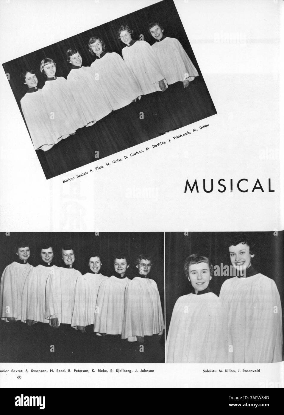 This 1955 yearbook from Minnehaha Academy offers a detailed view of the ...