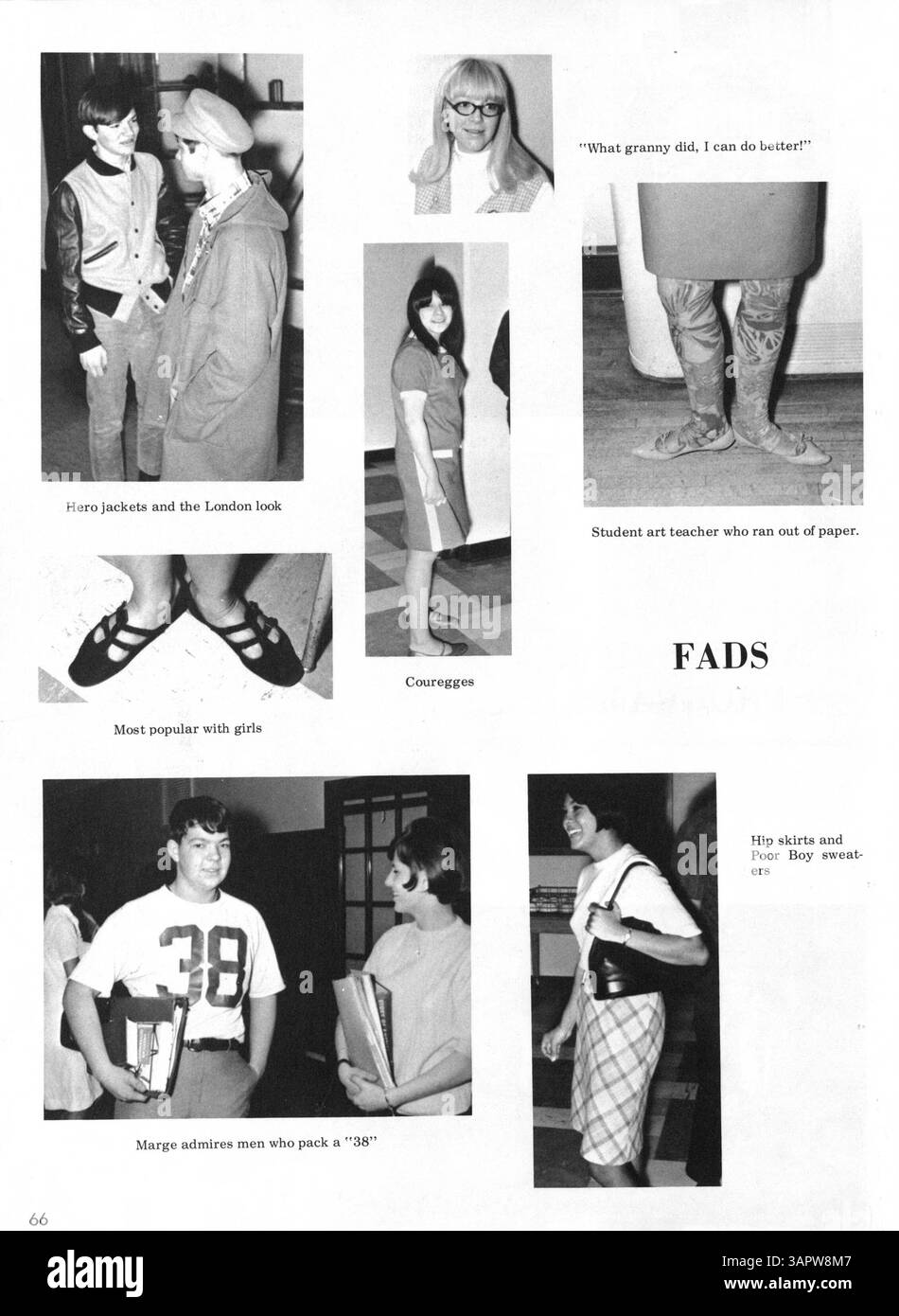 The 1966 'Tradewind' Yearbook captures the student body, clubs ...