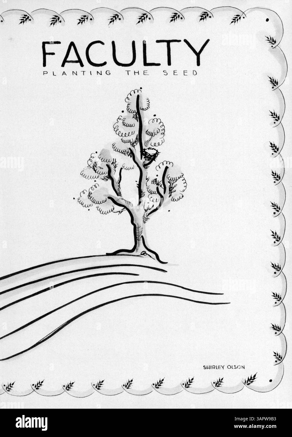 The 1952 Sagamore yearbook from Roosevelt High School records student ...