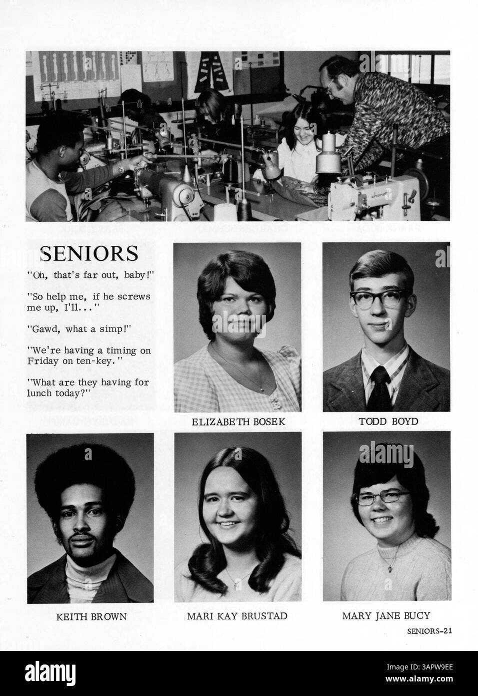The 'Trade Wind 1974' Yearbook reflects the 1973-1974 academic year ...