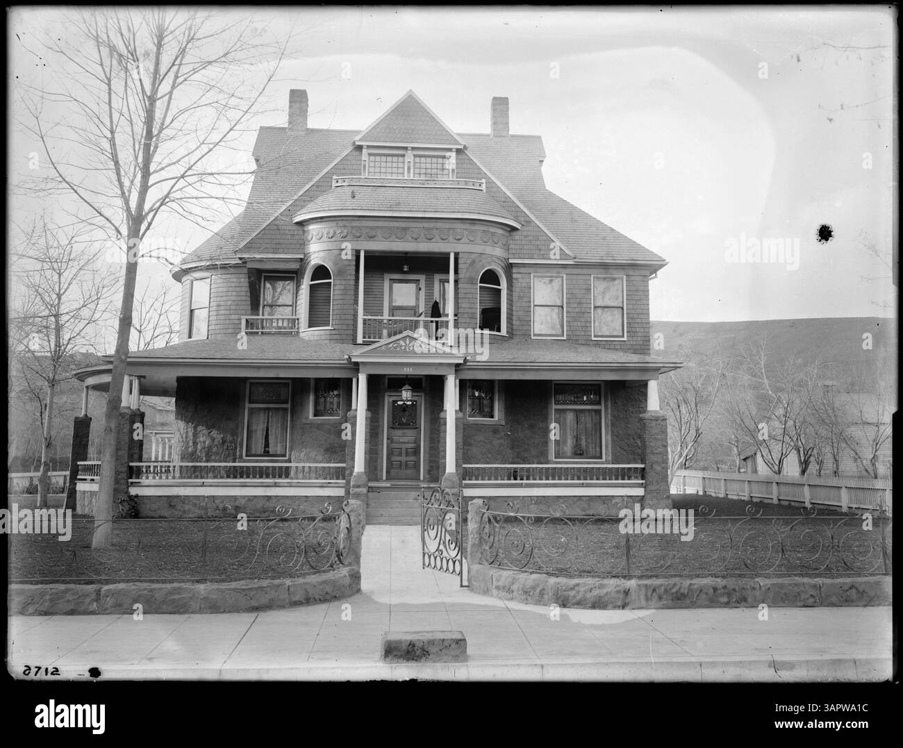 This photograph shows the Raymond residence in Pendleton, Oregon. The ...