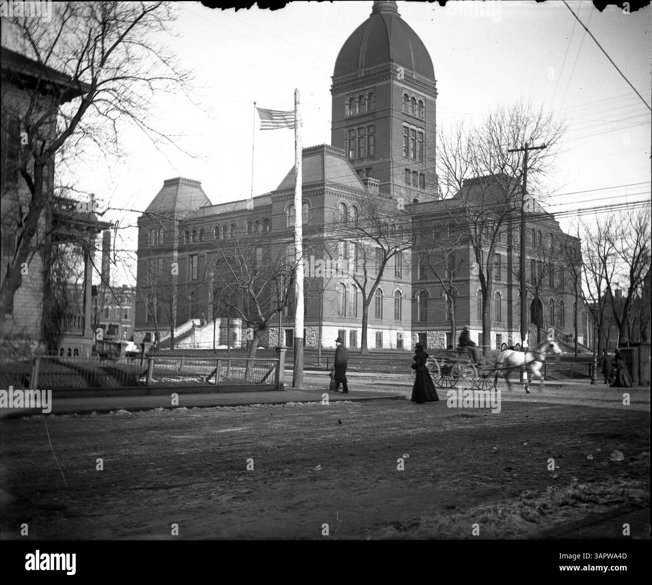 The Old Minnesota State Capitol Building, built in 1883, served as the ...