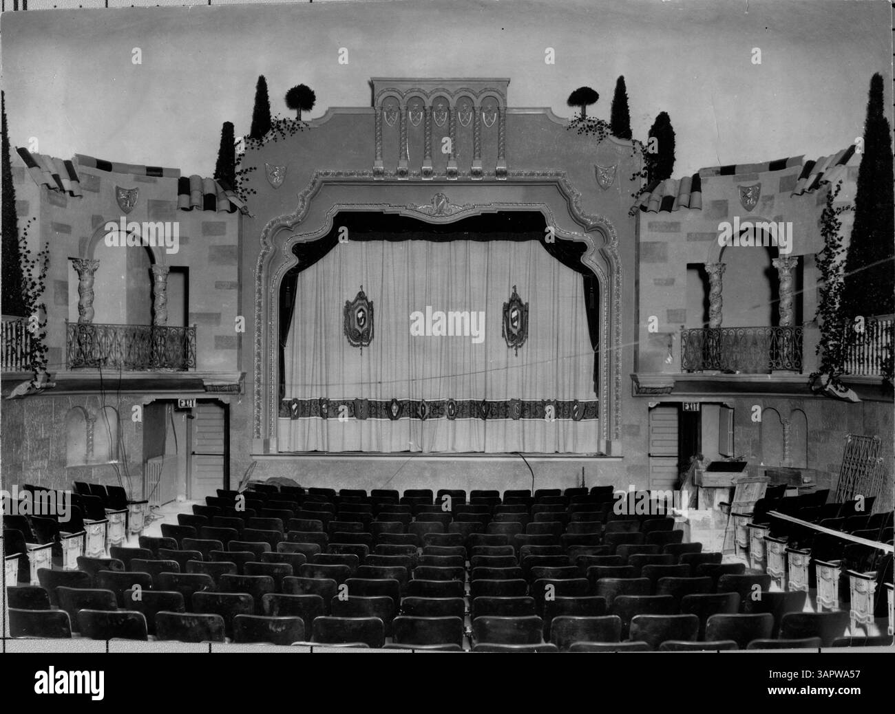 The stage of the Granada Theater, which was known as the Suburban World ...
