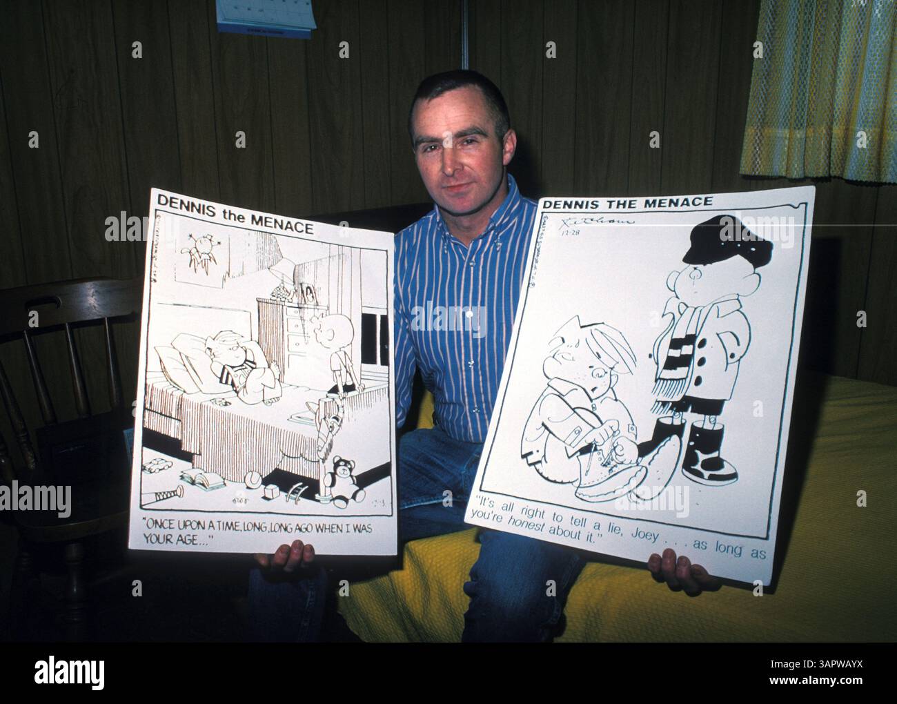 DENNIS KETCHUM, son of Hank Ketchum (creator of comic 'Dennis the ...