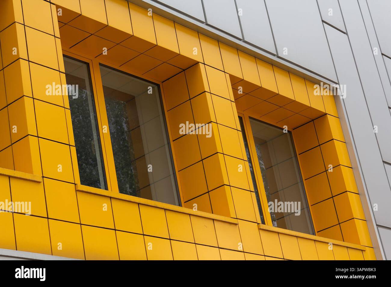 Facade ventilated aluminum modern building. Architecture Stock Photo ...
