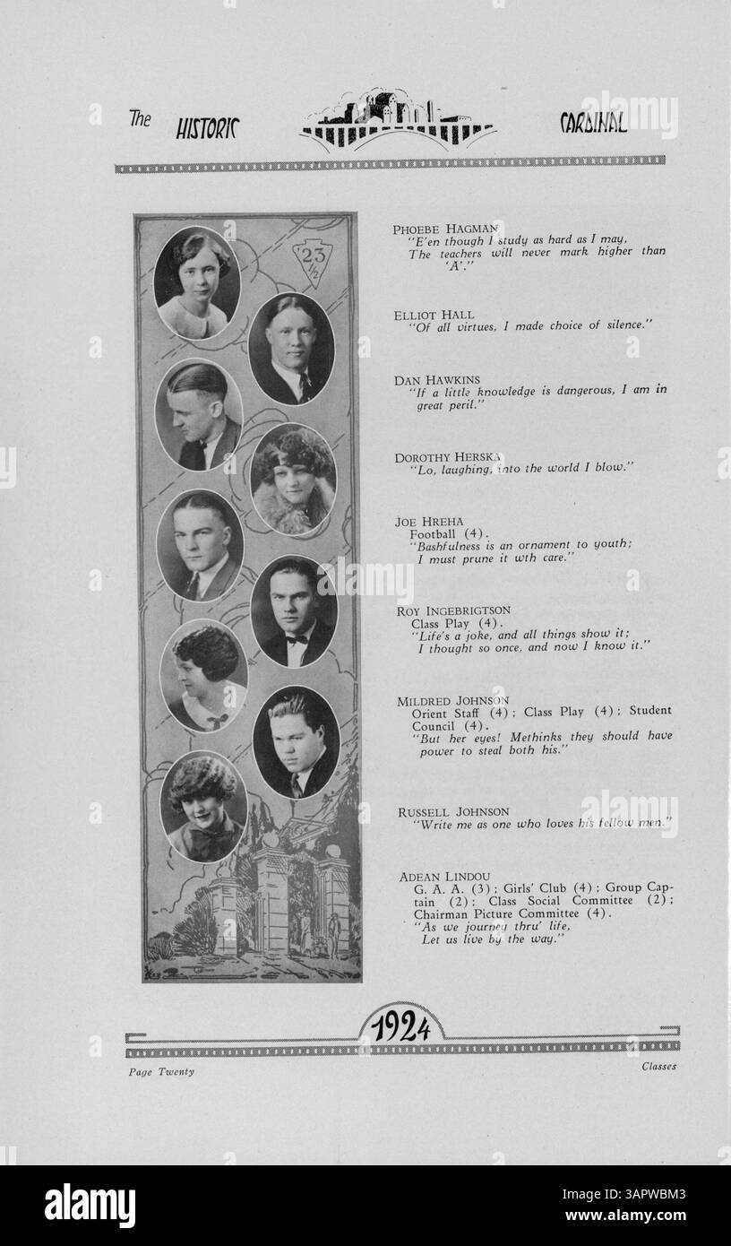 This 1924 yearbook captures East High’s student life, academic ...