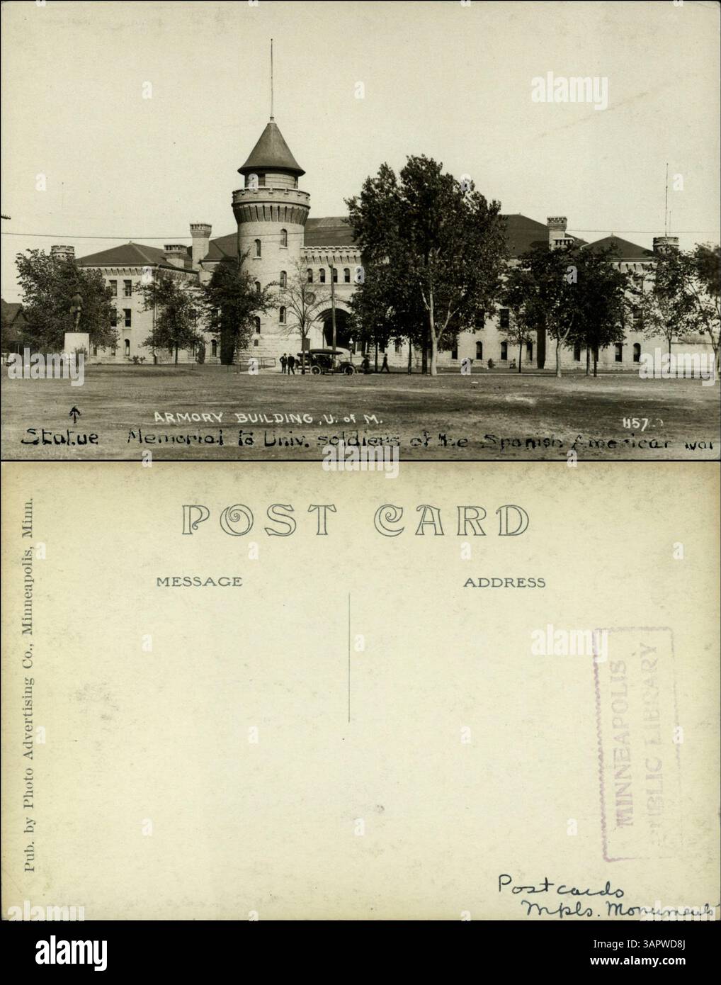 This photo features the Armory Building at the University of Minnesota ...