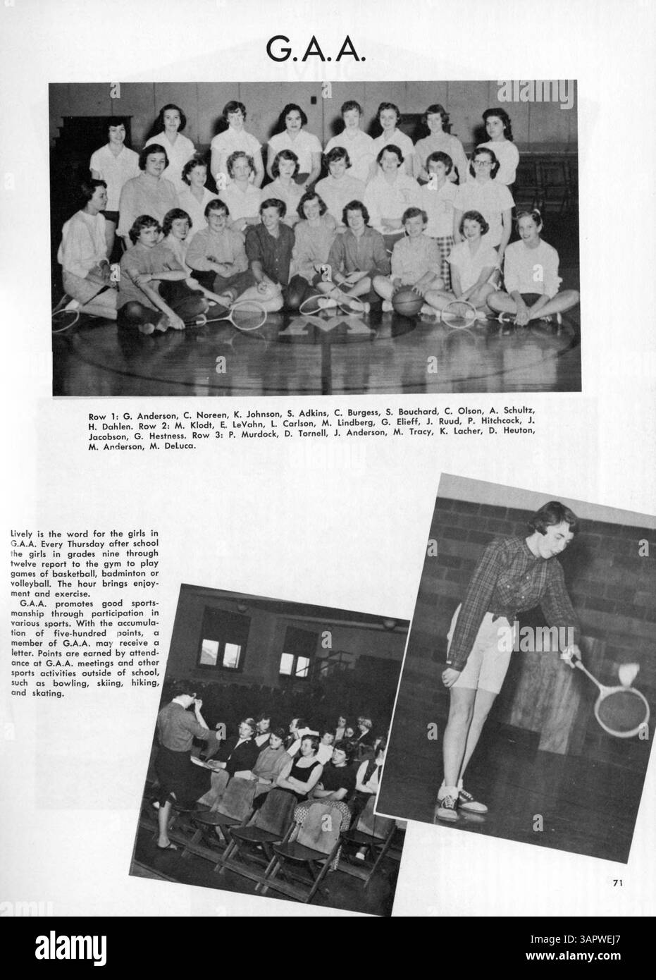 The 1955 Minnehaha Academy yearbook provides an overview of the ...