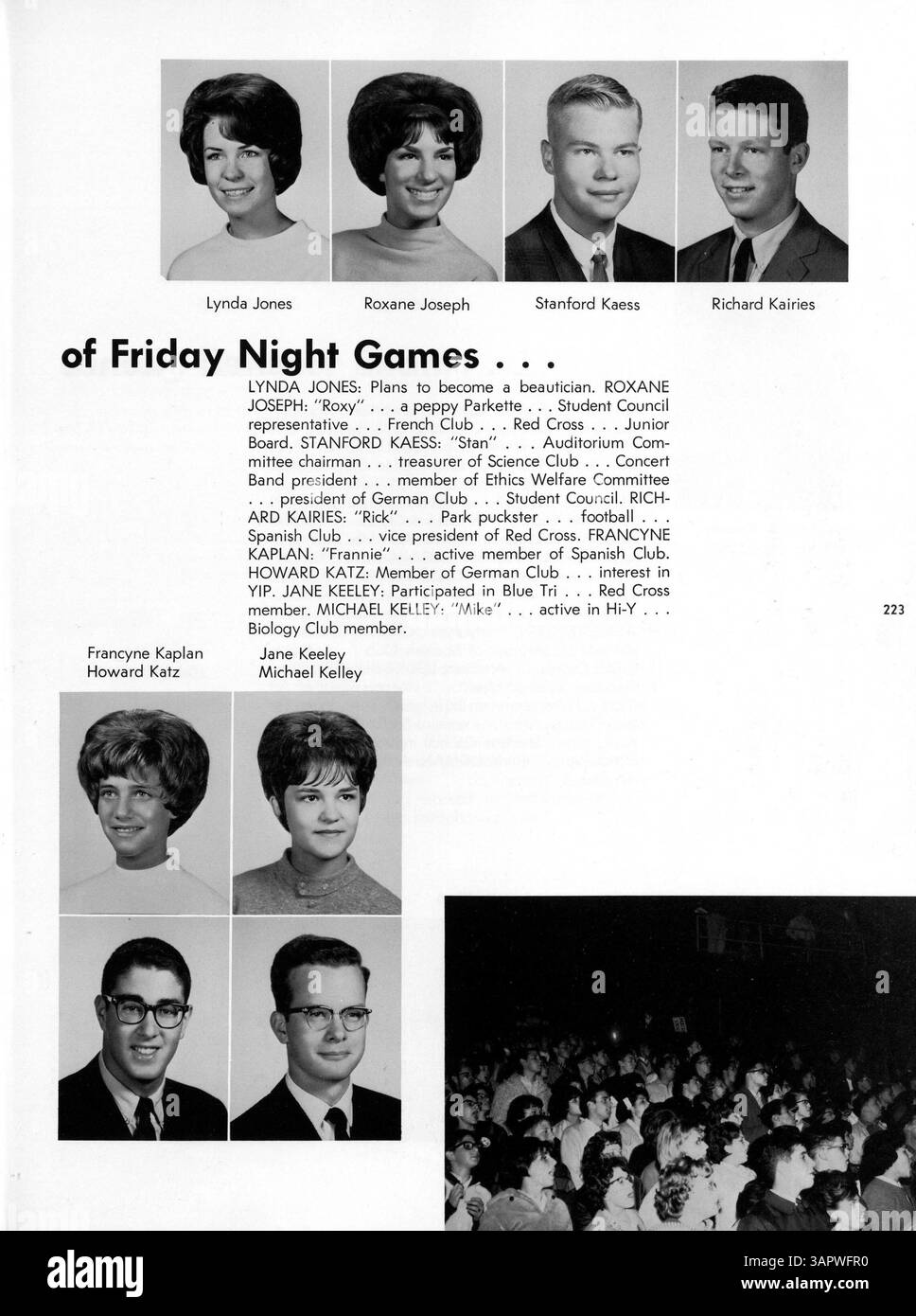The 1963 Echowan yearbook from St. Louis Park High School documents the ...