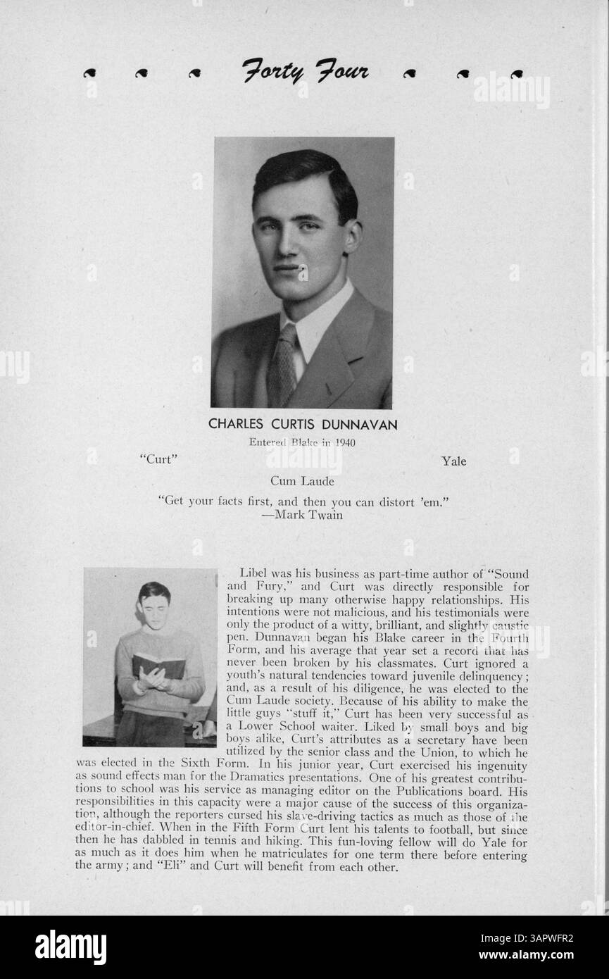 Call-O'-Pan, the 1944 Blake Yearbook, provides a detailed look at the ...