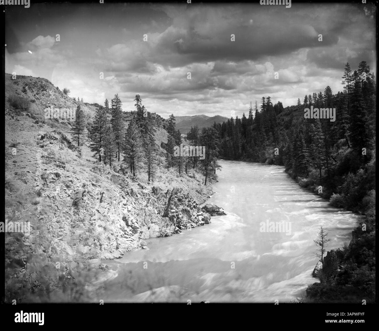 Photograph showing various scenes along the Umatilla River, captured by ...