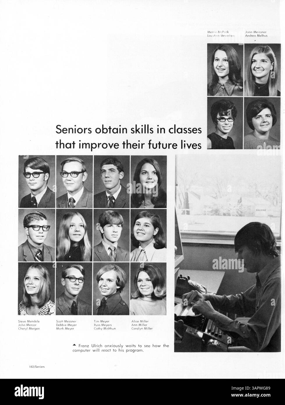 This volume of Richfield High School's 1971 yearbook captures moments ...