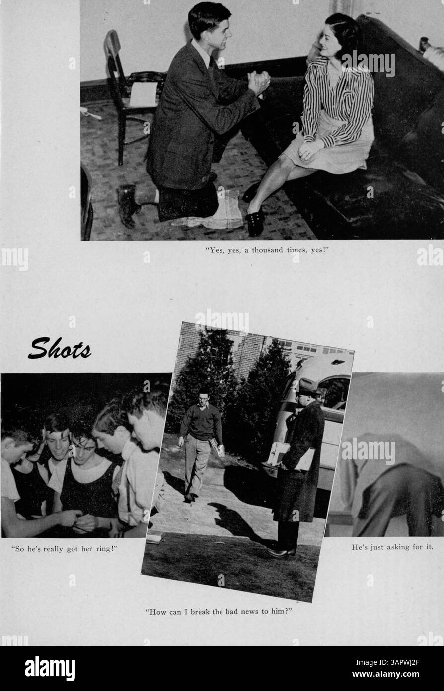 The 1944 Blake Yearbook, 'Call-O'-Pan,' documents the students ...