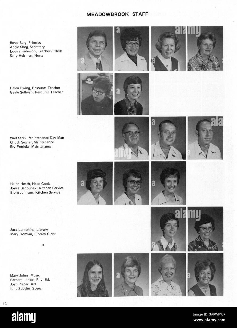 Meadowbrook Elementary’s 1974-1975 yearbook captures a variety of school activities, from ...