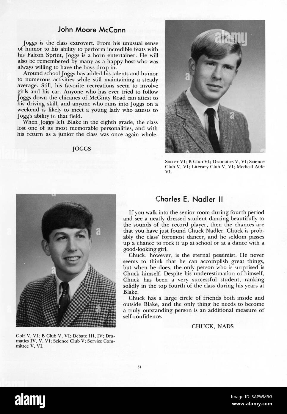 The 1965 edition of Blake High School's 'Call O' Pan' yearbook records ...
