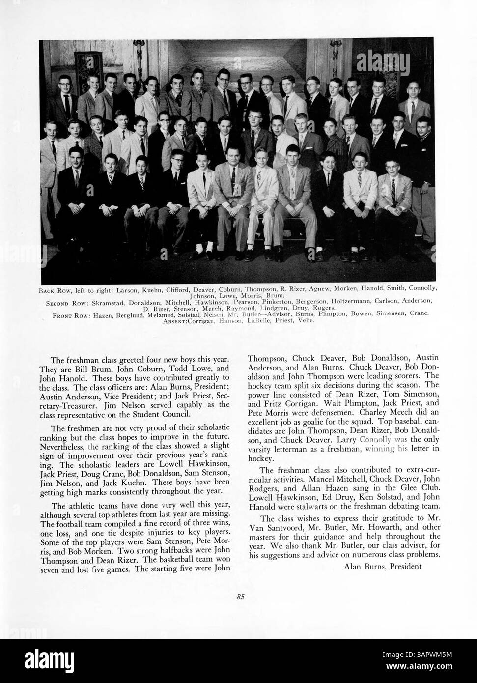 The 1957 Blake CALL-O-PAN Yearbook provides a snapshot of the student ...