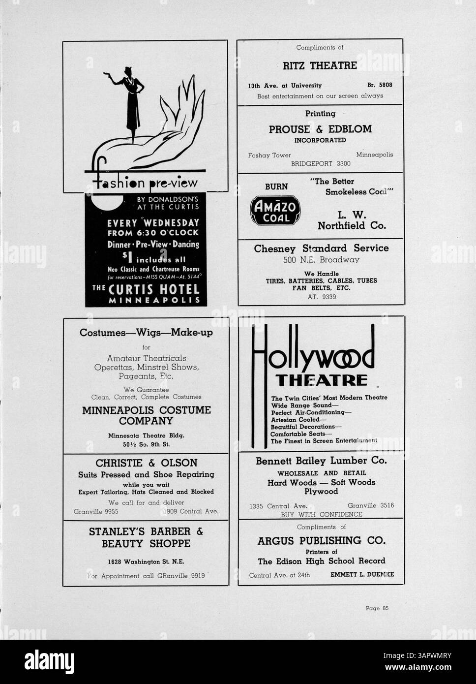 This high school annual from 1938 reflects the achievements of Edison ...