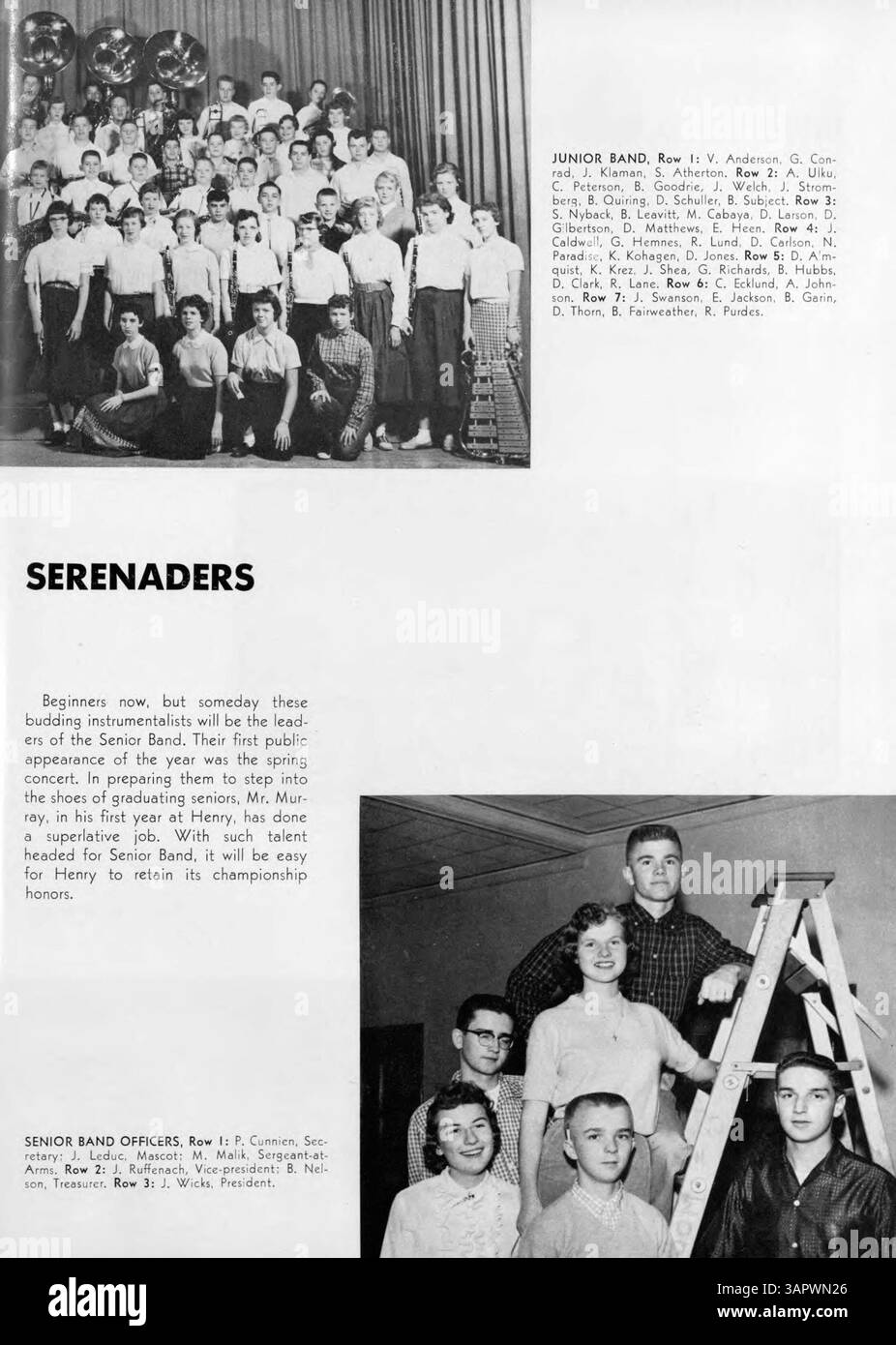 The 1957 'Orator' Yearbook from Patrick Henry High School captures the ...
