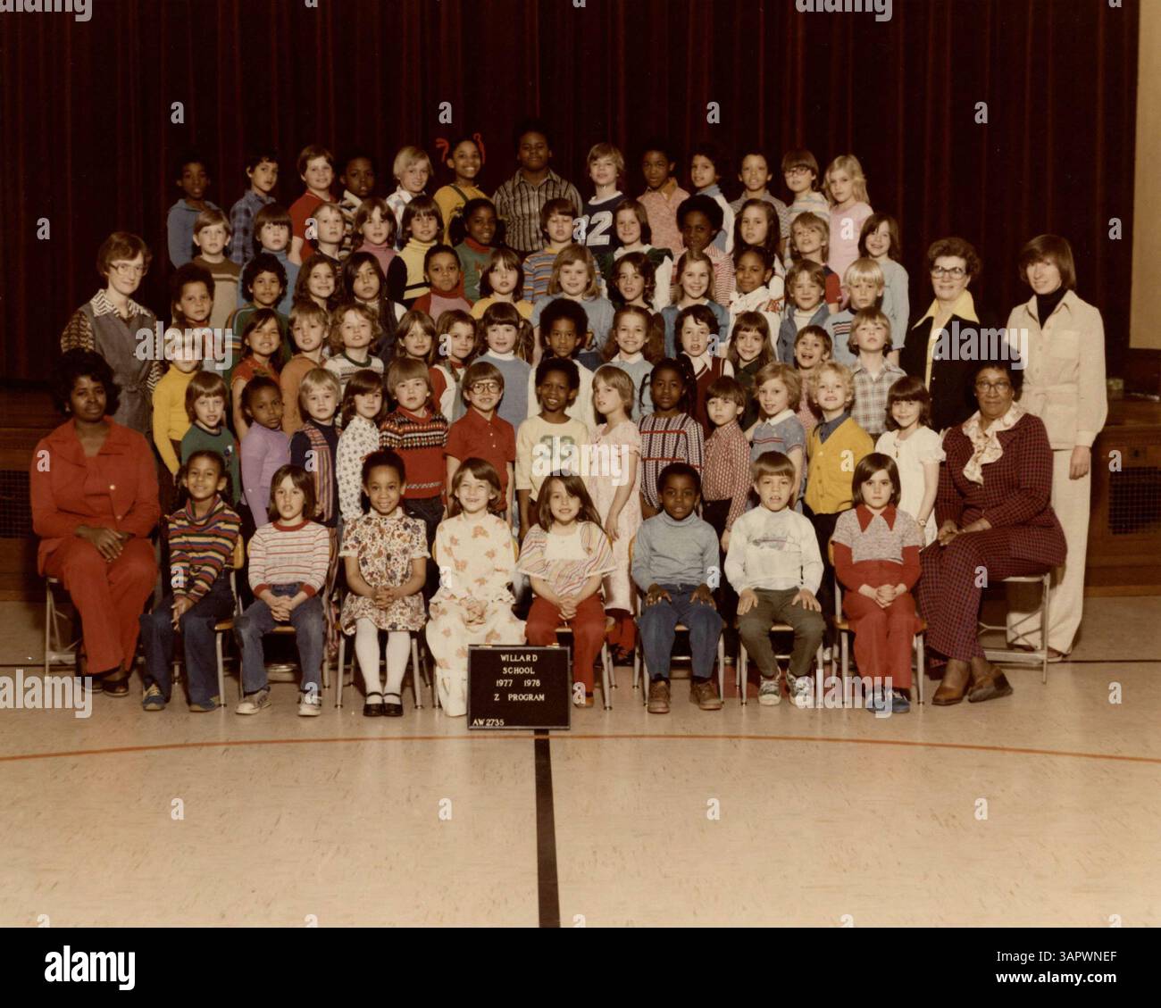 The Willard Elementary Yearbook 1978 features class photos from the ...