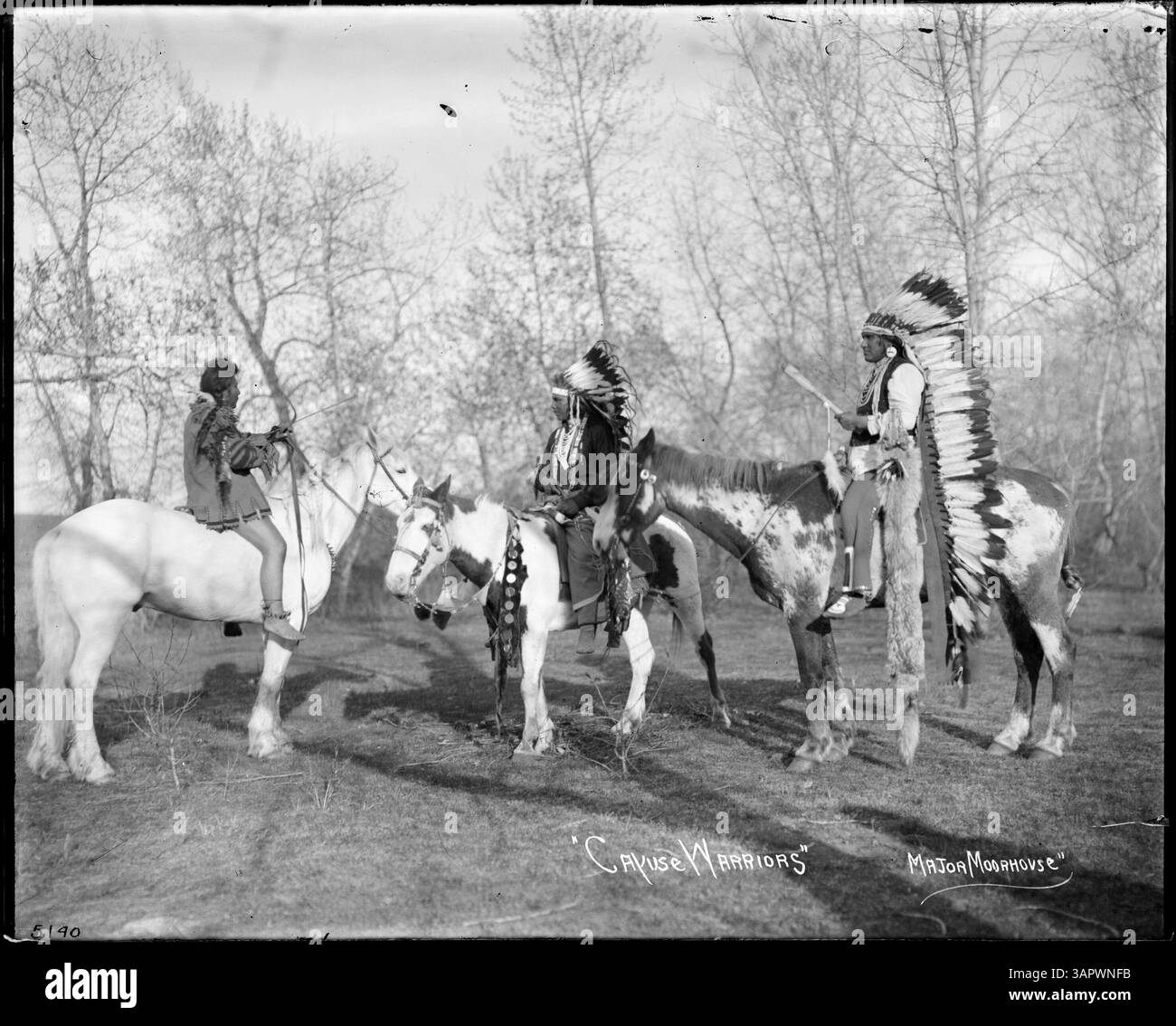 Lee Moorhouse captured a powerful image of Cayuse Indians dressed in ...