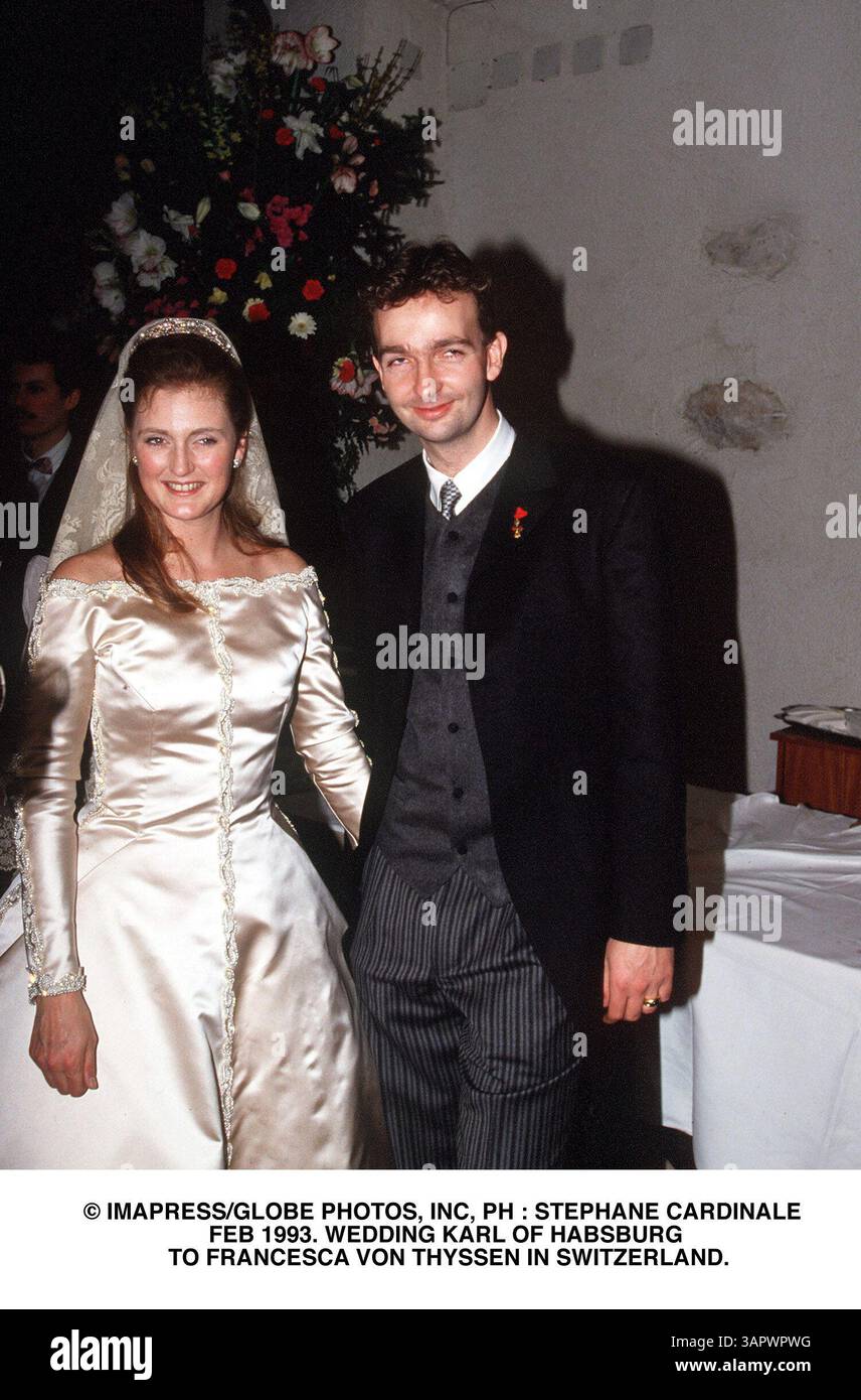 Jan. 1, 2011 - Â© IMAPRESS/ PH : STEPHANE CARDINALE .FEB 1993. WEDDING ...