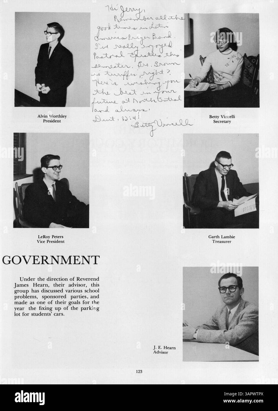 The 1965 Yearbook for North Central Bible College documents the student ...
