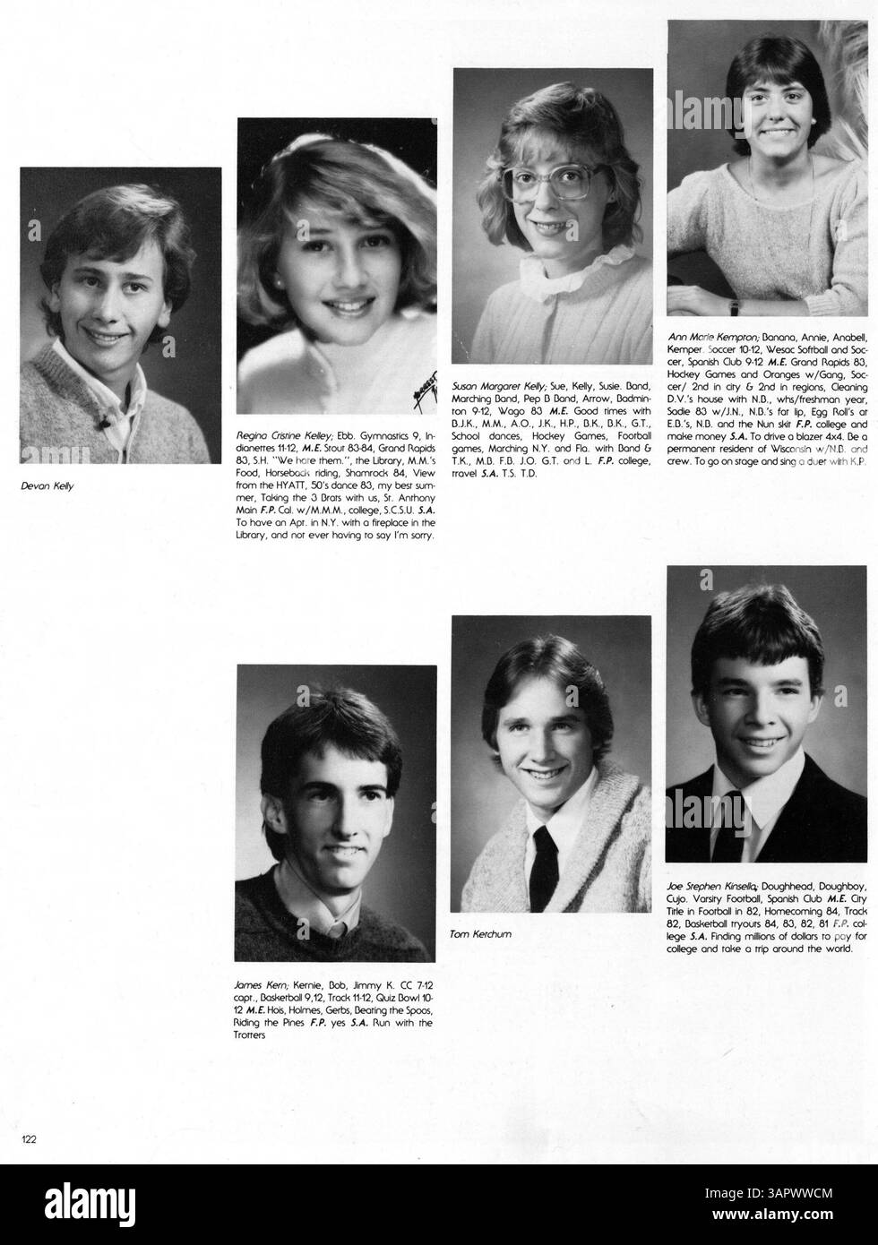 The 1985 edition of the Southwest High yearbook features students ...