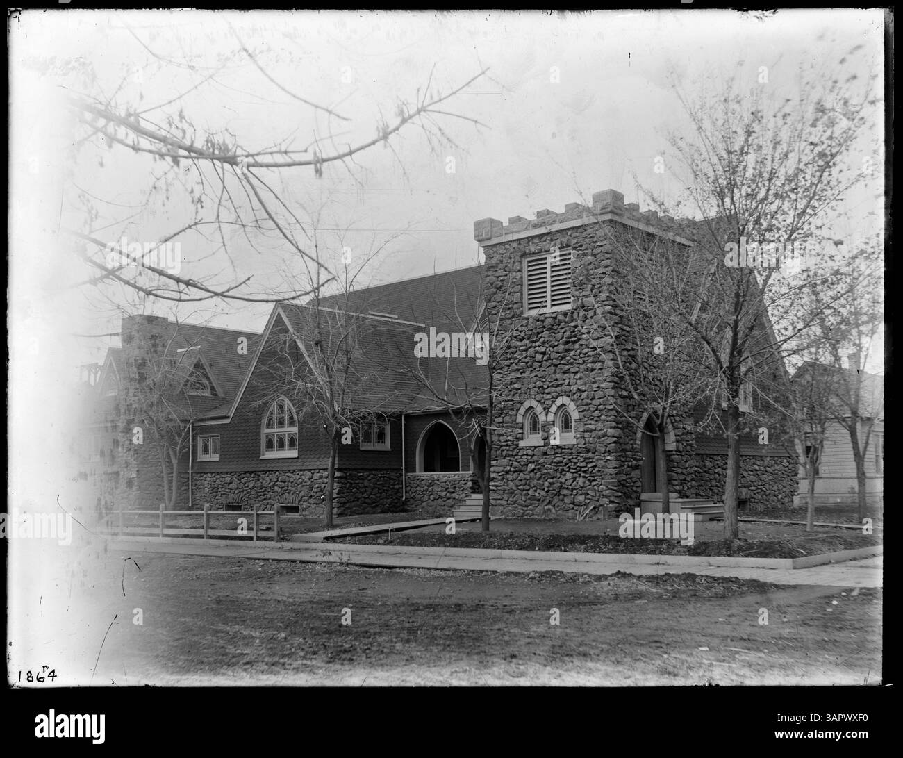 A photograph by Lee Moorhouse of the completed Protestant-Episcopal ...