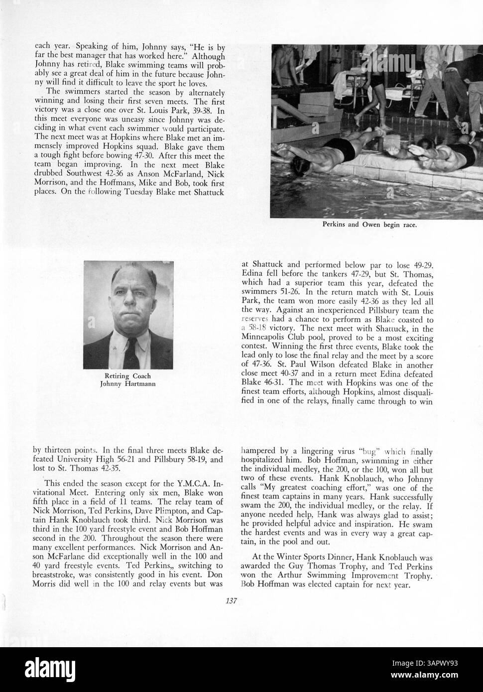 This 1957 Blake CALL-O-PAN Yearbook serves as a historical document of ...