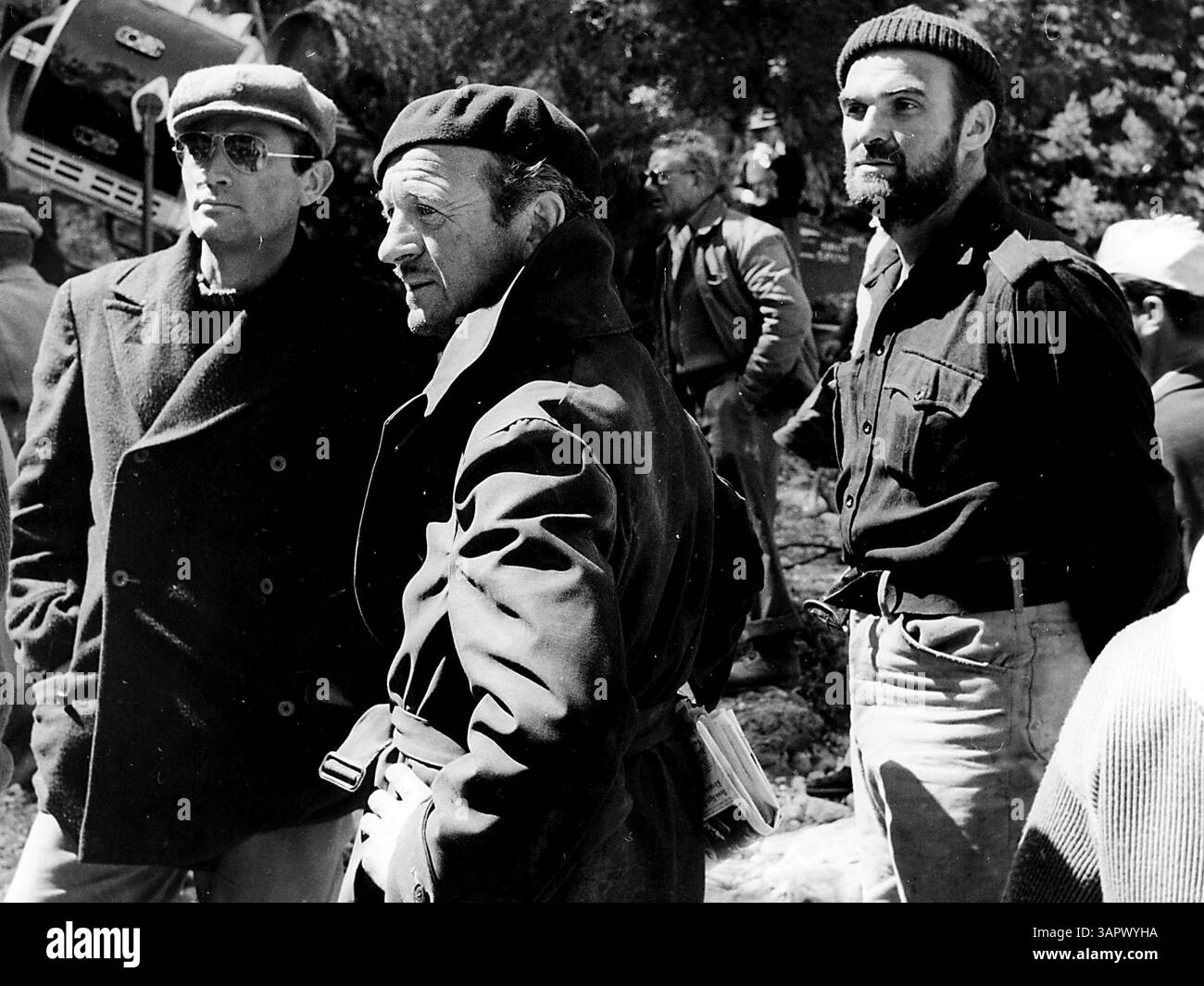 Jan. 1, 2011 - GREGORY PECK, DAVID NIVEN AND STANLEY BAKER ON THE SET ...