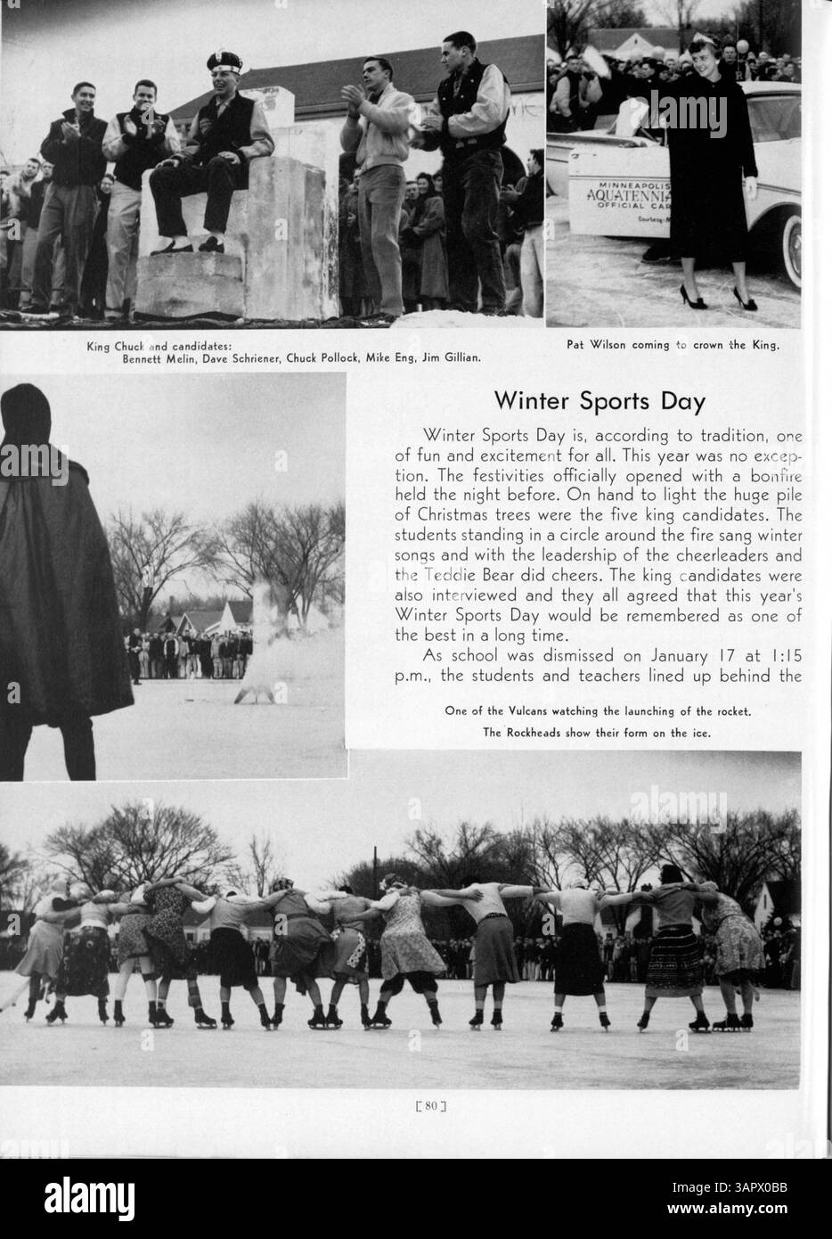 The 1958 Roosevelt High School yearbook showcases key events of the ...