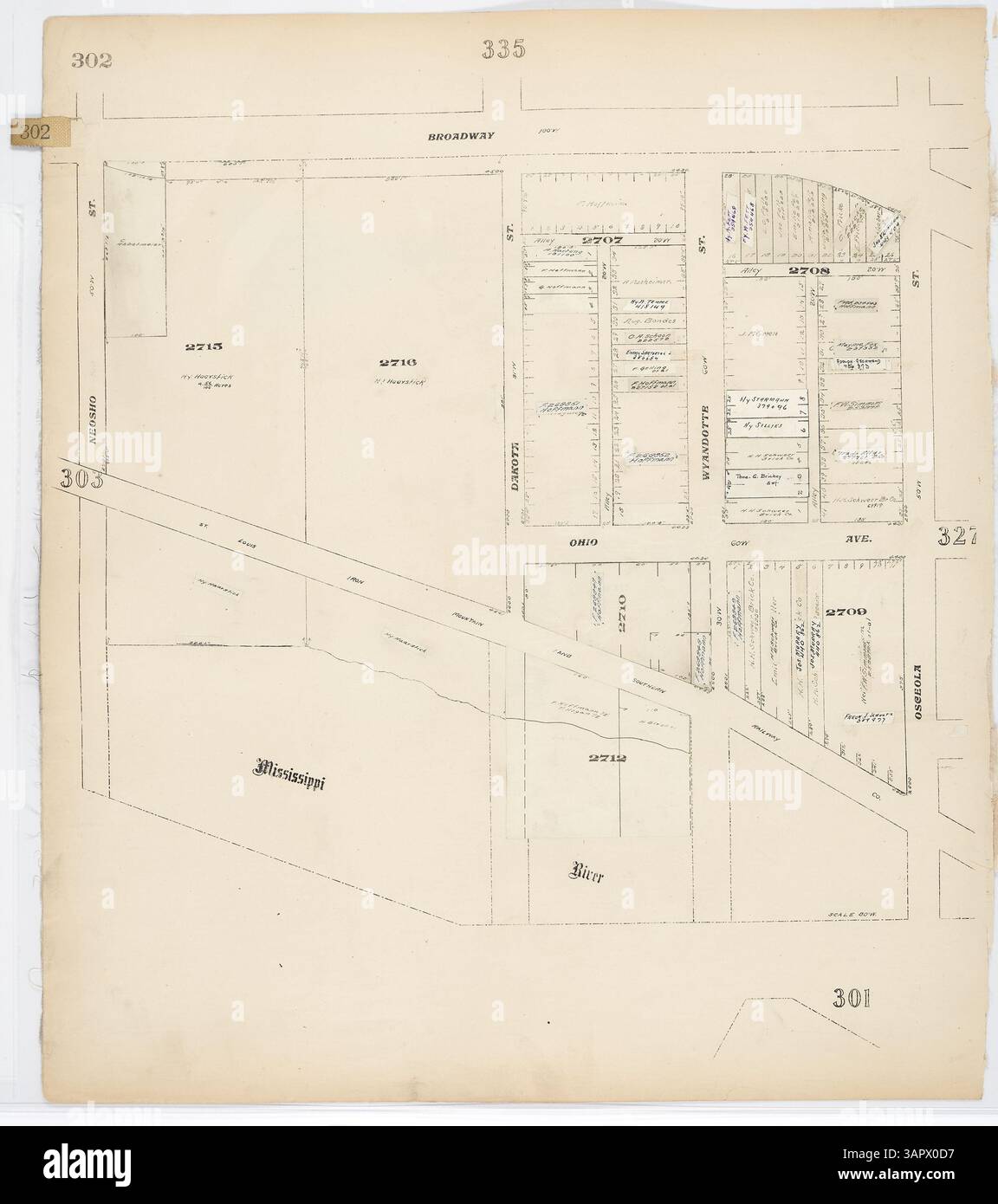 Volume 4 of the Atlas of the City of St. Louis contains detailed ...