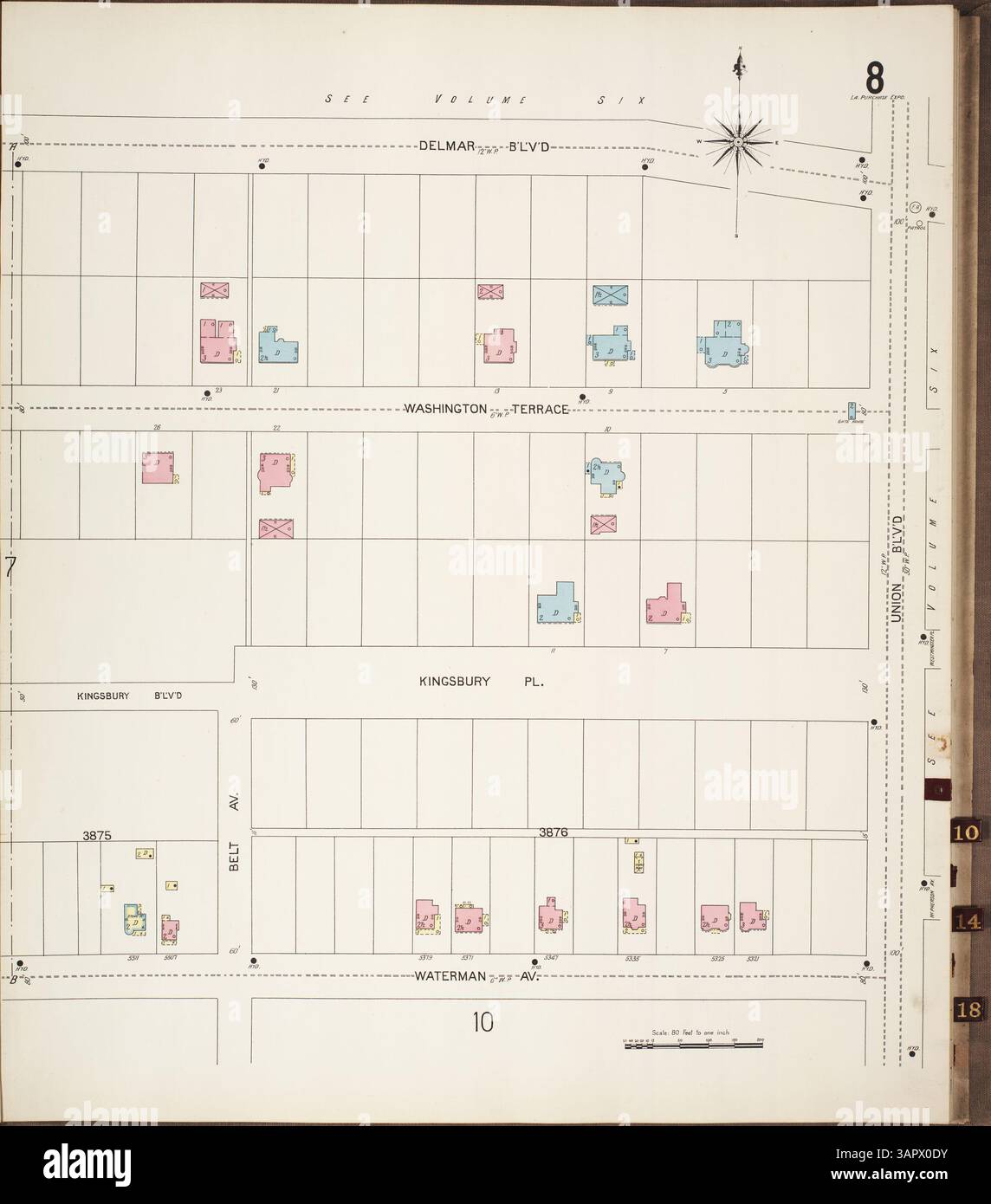 This page from the insurance maps of the Louisiana Purchase Exposition ...