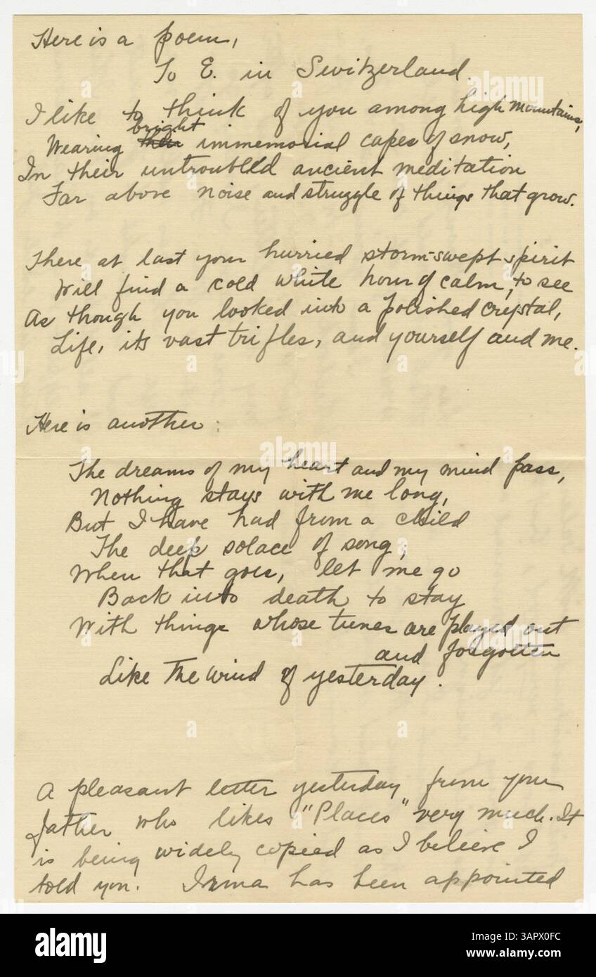 Aline kilmer hi-res stock photography and images - Alamy