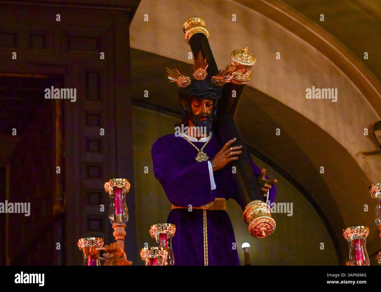 Madrid, Madrid, SPAIN. 16th Apr, 2025. Despite the procession's ...