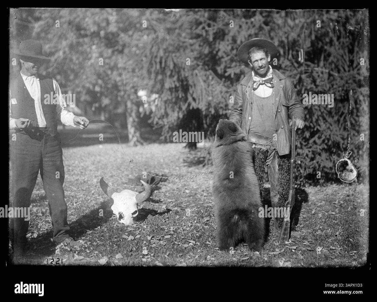 This photograph, part of the Lee Moorhouse collection, shows two men ...