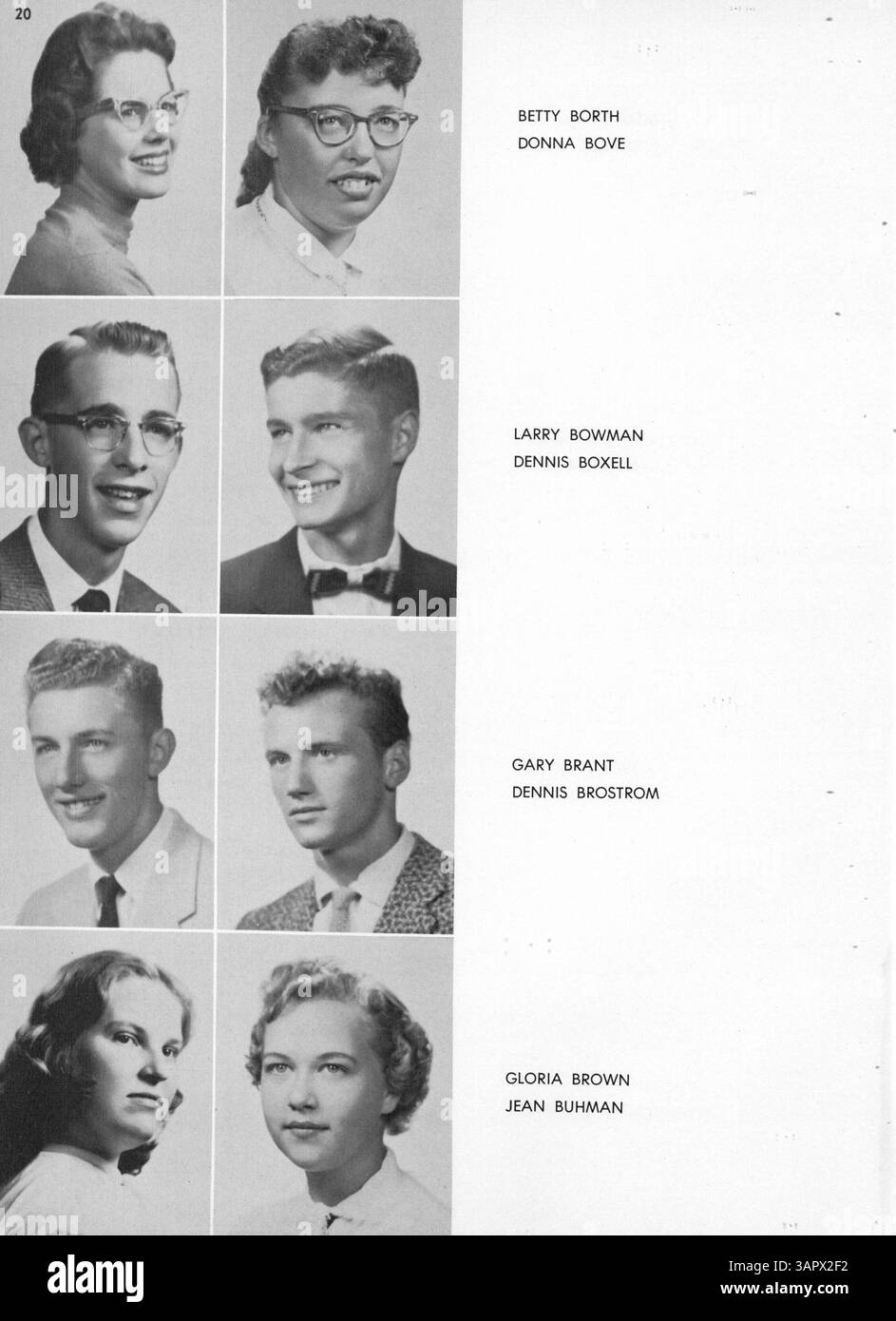 The 1958 'Bear' yearbook from Bloomington High School reflects the ...