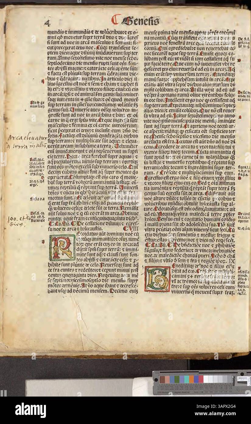 This edition of the Latin Bible, housed at the University of Oregon ...