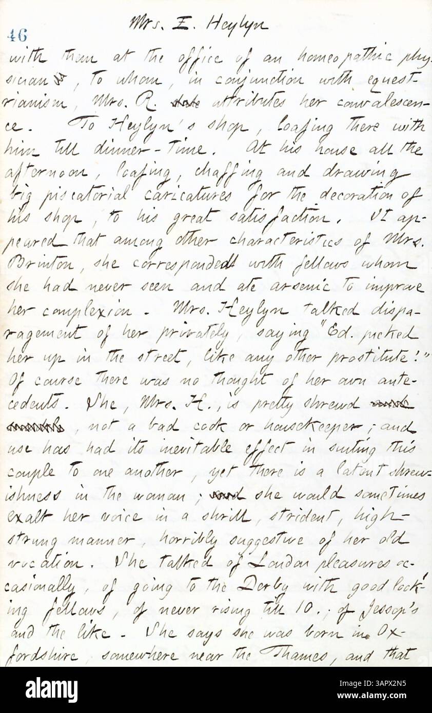 In this diary entry, Thomas Butler Gunn recounts his experiences in New ...