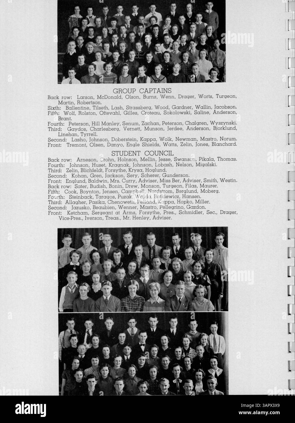 The 1937 edition of the 'Wizard' Yearbook from Edison High School ...