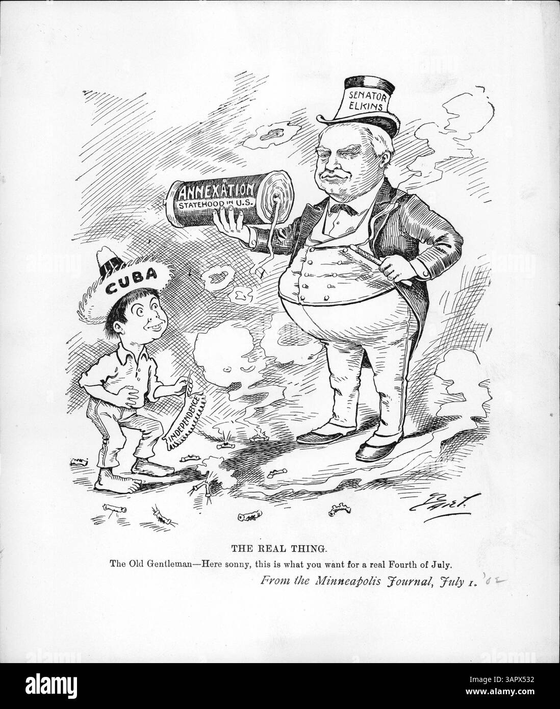Queen Liliuokalani Political Cartoon
