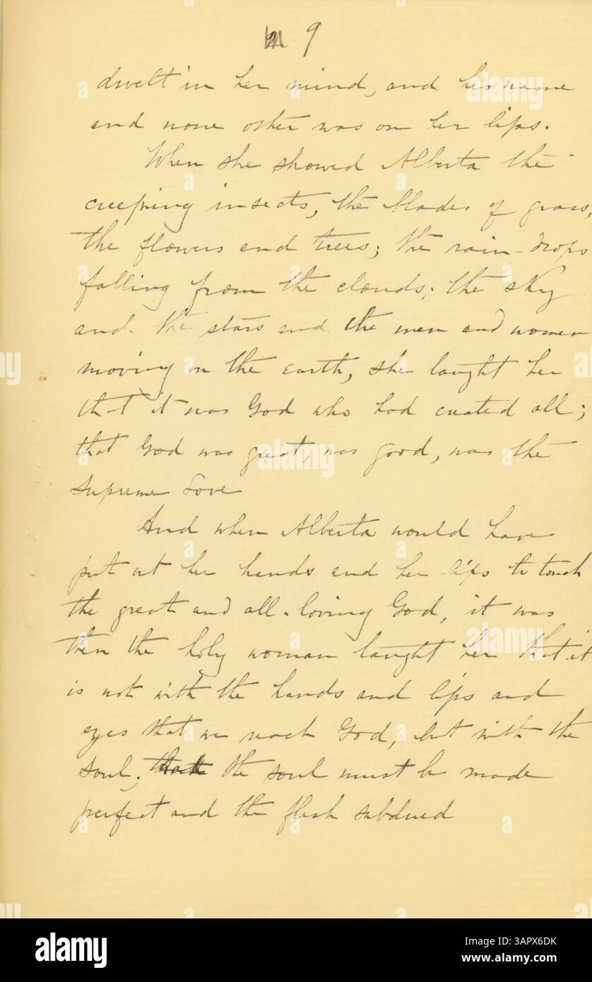 This manuscript of Kate Chopin's short story 'Two Portraits' from 1895 ...