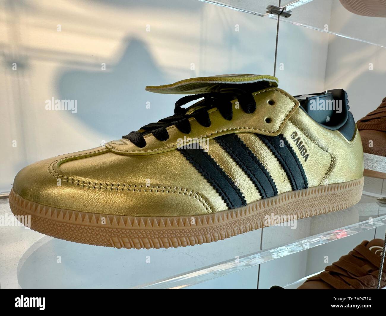 The adidas classic shoe samba on display in a shop Stock Photo - Alamy